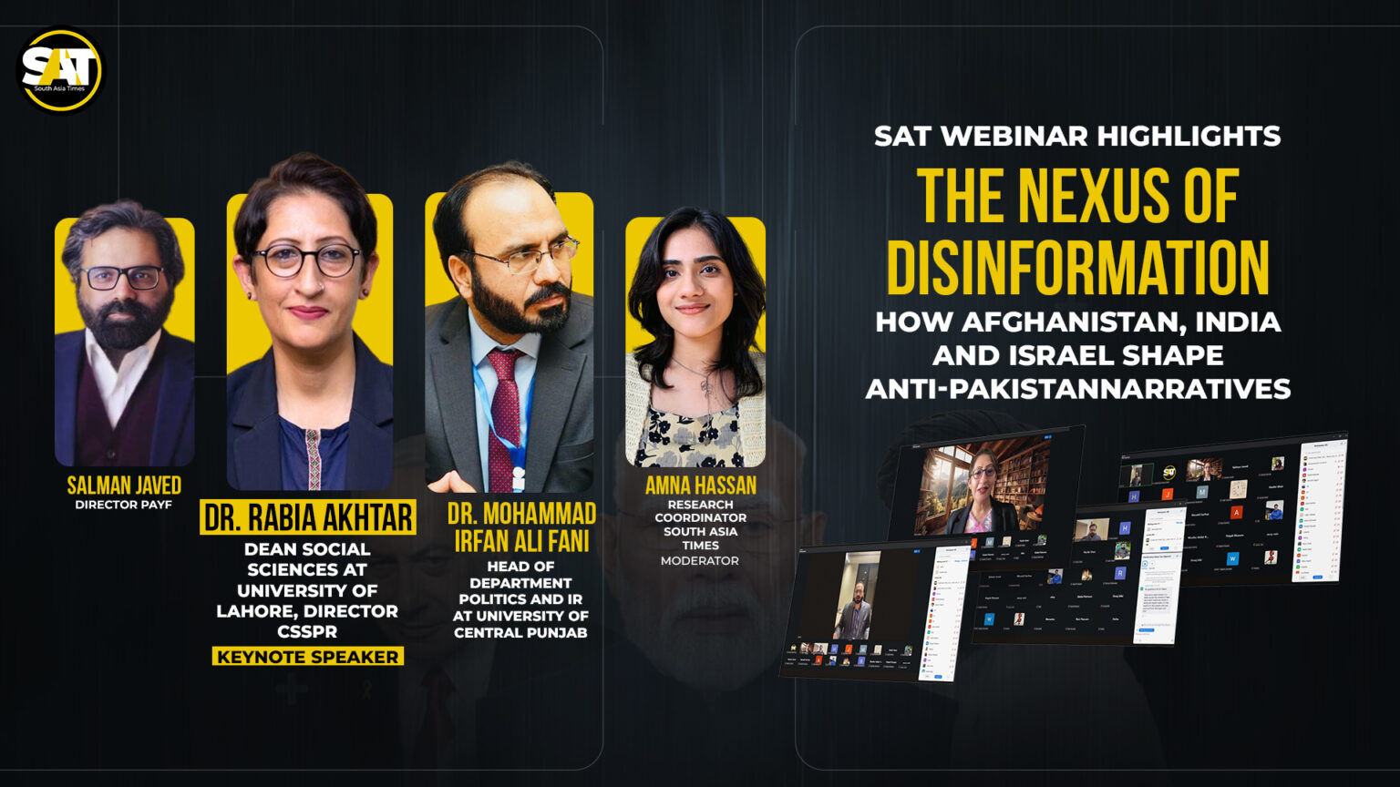 The Nexus of Disinformation : How Afghanistan, India And Israel Shape ...